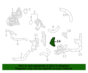 2021-2022 Toyota Thermostat Gasket 16326-25010 | Toyota Parts Center