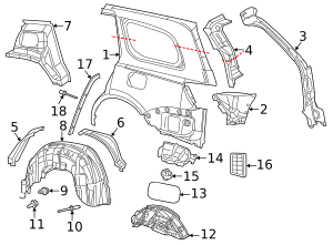 68148856AG - Gearshift Control Cable | Mopar Parts Canada