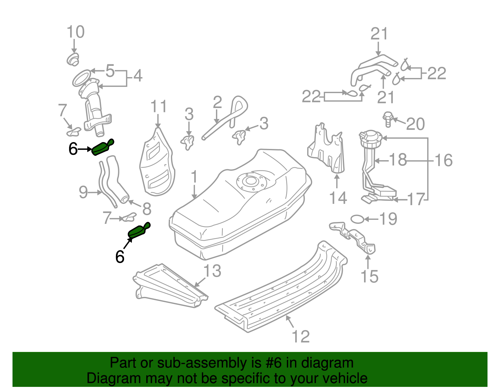 2001-2004 Nissan Frontier Fuel Clamp (s130 J30 B11 +more) 01555-01121 ...