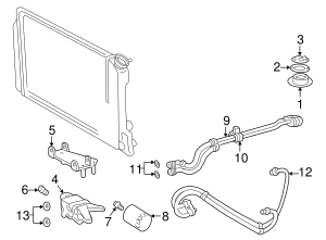 1985-2010 GM Oil Filter Adapter Gasket 88893989 GM | GMPartsDirect.com