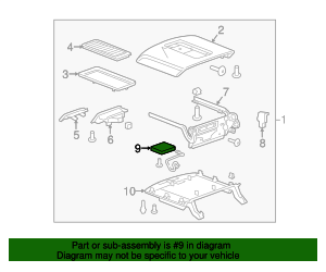 2015-2020 GM Wireless Charging System Module 84490388 GM ...