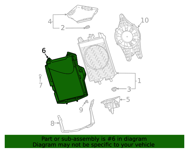 2023-2024 Chevrolet Corvette (Replaces 84888414) Air Inlet Duct ...
