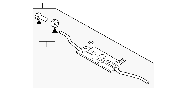 2015-2019 Audi Convertible Top Latch 8V7-871-499-A | Genuine Audi Parts