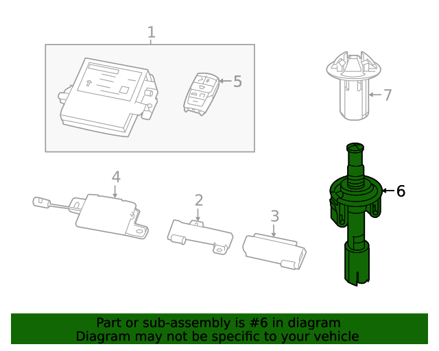 2007-2024 Mopar Switch 68541273AA | Mopar Parts Canada