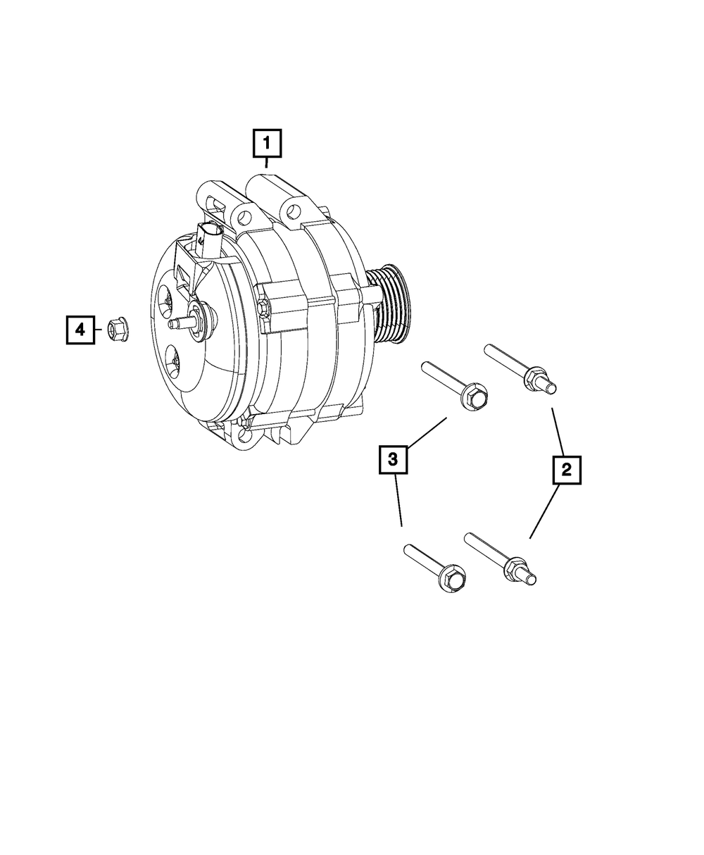 2014-2019 Ram Alternator 56029696AB | Mopar OEM Parts Outlet