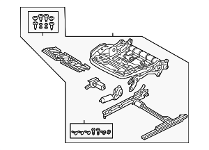 2017-2020 Audi Cushion Frame 8W0-881-105-AS | Audi OEM Parts