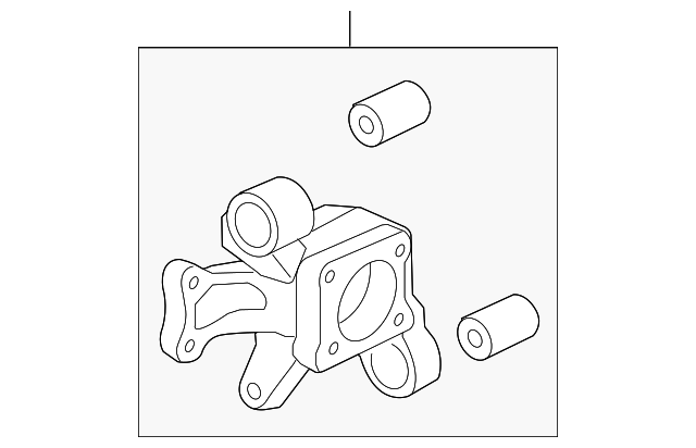 2008-2017 GM Rear Driver Side Suspension Knuckle 23337211 GM ...
