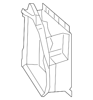 4M0-145-334-R - Radiator Support Air Duct 2020-2023 Audi Q7 | Audi OEM ...