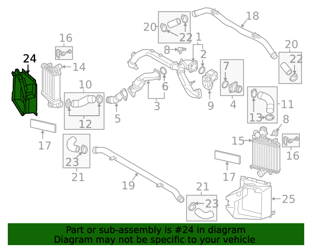 4M0-145-334-R - Radiator Support Air Duct 2020-2023 Audi Q7 | Audi OEM ...