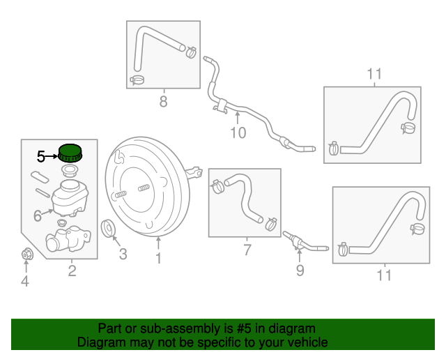 SU003-10494 - Reservoir Cap - 2013-2020 Toyota | OEM Genuine Toyota Parts