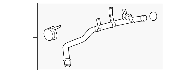 2010-2014 Cadillac CTS Radiator Outlet Pipe 12613161 | GM Parts Center