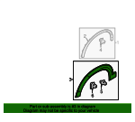 2016-2020 Volvo XC90 Wheel Arch Molding 39836879 | TascaParts.com