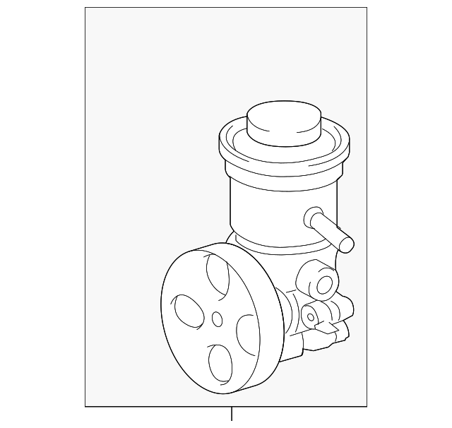 44310-04100 - Power Steering Pump - 2005-2015 Toyota Tacoma | OEM ...