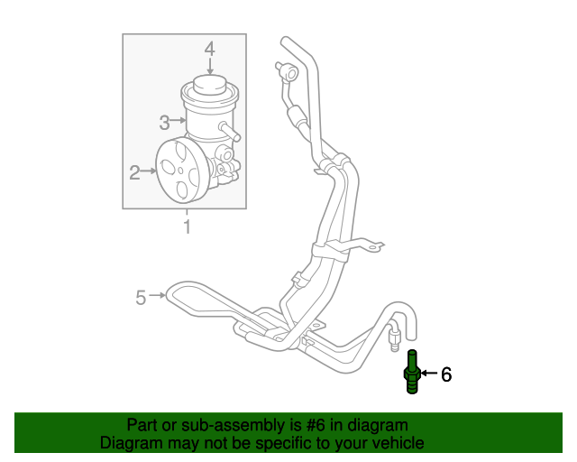 Return Tube - Toyota (44416-04060) | Toyota Parts