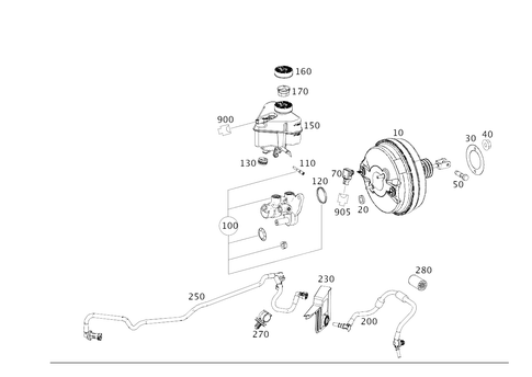 Brake Booster for 2020 Mercedes-Benz S 450 | Mercedes-Benz USA Parts
