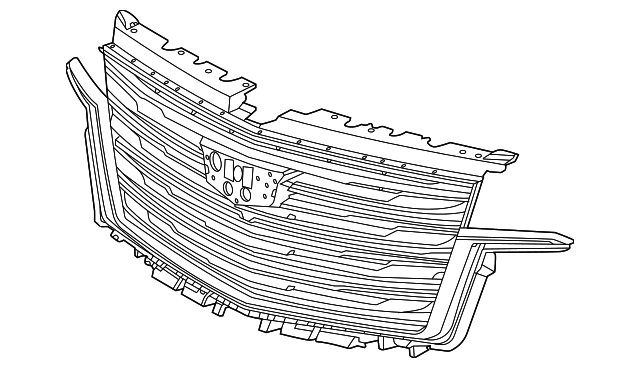 2021-2023 Cadillac Galvano Silver Front Upper Grille 85000012 GM ...