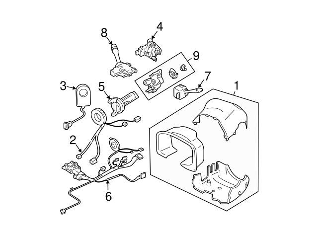 2000-2007 GM Ignition Lock Cylinder (NOT CODED) 15783576 GM ...