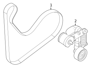 25280-2M000 - Serpentine Tensioner 2020-2023 Kia Rio | Kia.Parts Store
