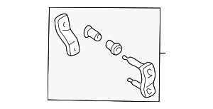 1995-2000 Toyota Tacoma Shackle 04483-04040 | Toyota Parts Center