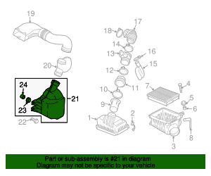 2005-2009 Hyundai Tucson Resonator Assembly 28190-1F000 | OEM Parts Online