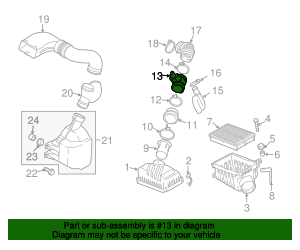 2002-2009 Hyundai Mass Air Flow Sensor 28164-23700 | OEM Parts Online