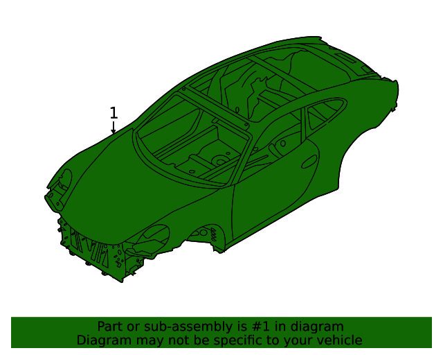 992-800-401-GRV - Vehicle Body Shell 2020-2024 Porsche 911 | AutoNation ...