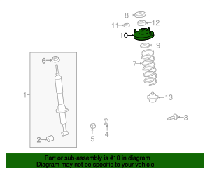 2010-2023 Lexus GX460 Shock Mount 48609-60090 | AutoNationParts.com