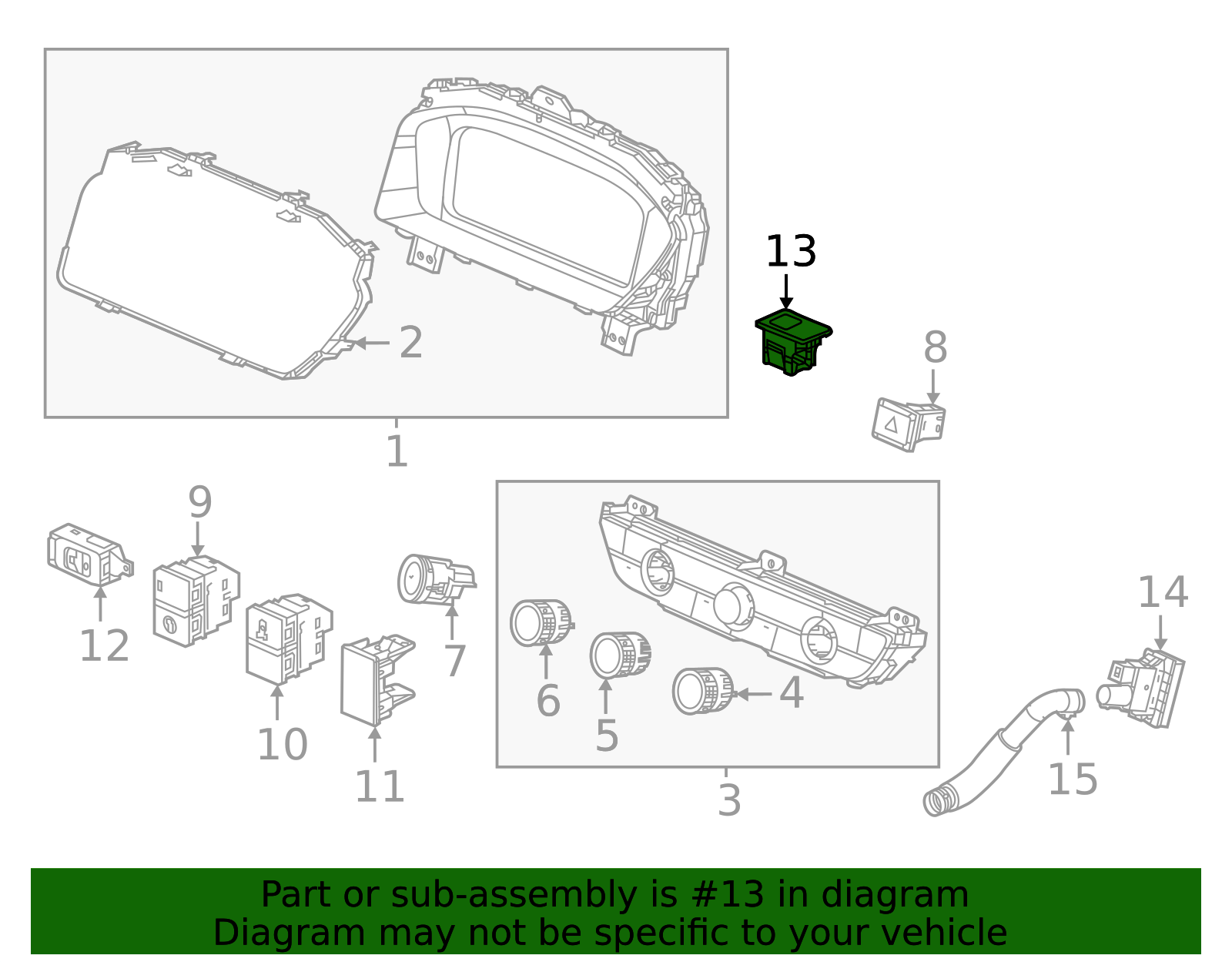 2022-2025 Honda 2022-2025 Honda - Sunlight Sensor 39860-T20-A01 | HONDA ...