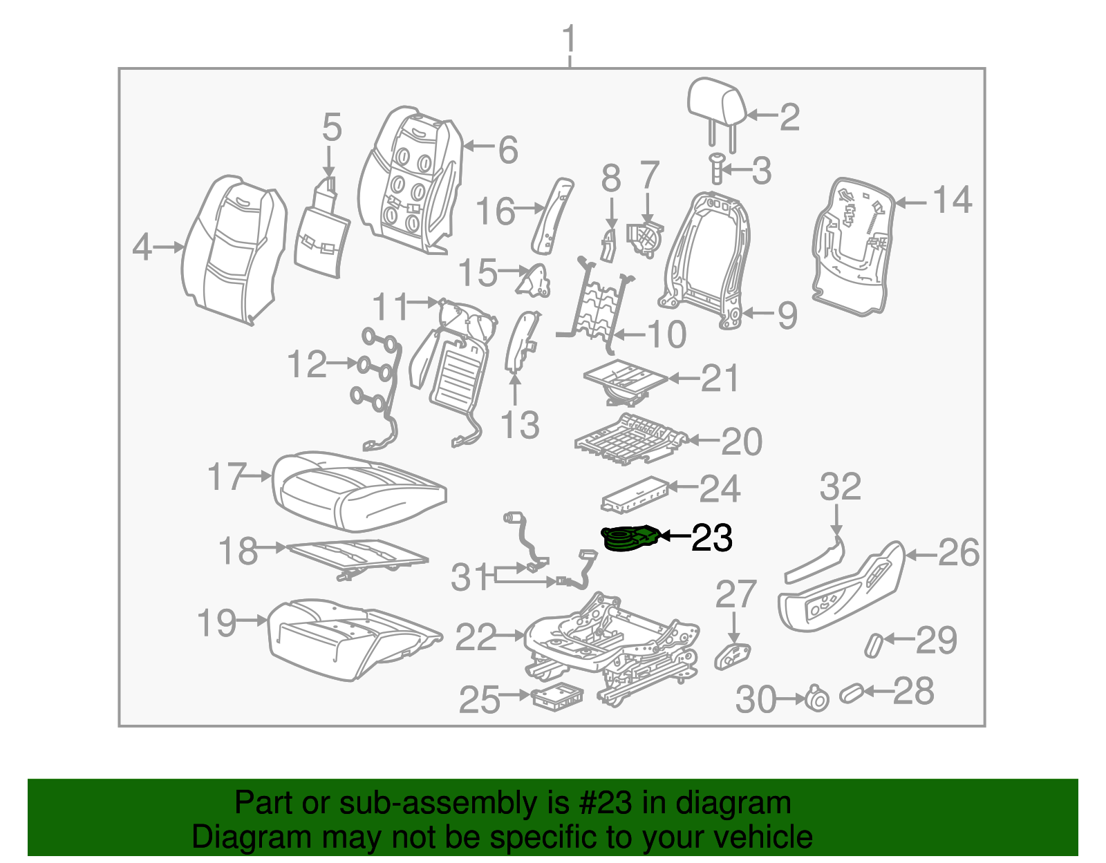 2014-2020 GM Blower (Replaces Part Number 22878528 84206624 GM ...
