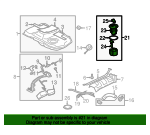 2008-2017 Mitsubishi Lancer Fuel Pump Assembly 1760A322 ...
