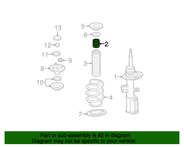 31336751594 - 2000-2004 BMW X5 Stopper (31-33-6-751-594) | BMW of South ...