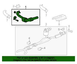2012-2015 Chevrolet Camaro Catalytic Converter 19418959 | TascaParts.com