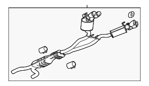 Exhaust Muffler Assembly 19419957 | GM Parts Center