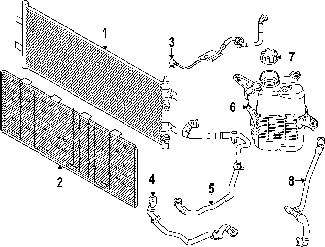2024 BMW X1 Radiator 17-11-9-846-885 | BMW Mini Parts Solutions
