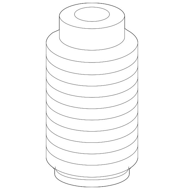 2003-2010 Porsche Cayenne Strut Dust Shield 955-343-505-00 | OEM Parts ...