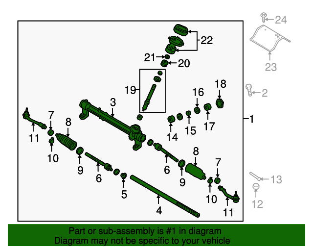 56500-D3000 - Gear Assembly - 2016-2018 Hyundai Tucson | World OEM ...
