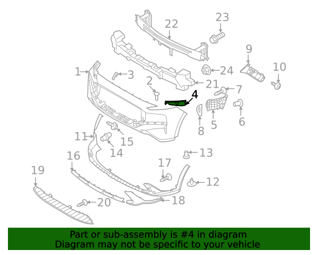 2021-2023 Hyundai Santa Fe Upper Bracket 86525-S2500 | OEM Parts Online