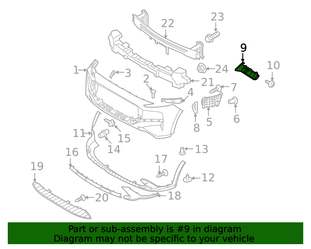 2021-2023 Hyundai Santa Fe Side Bracket 86552-S2500 | OEM Parts Online