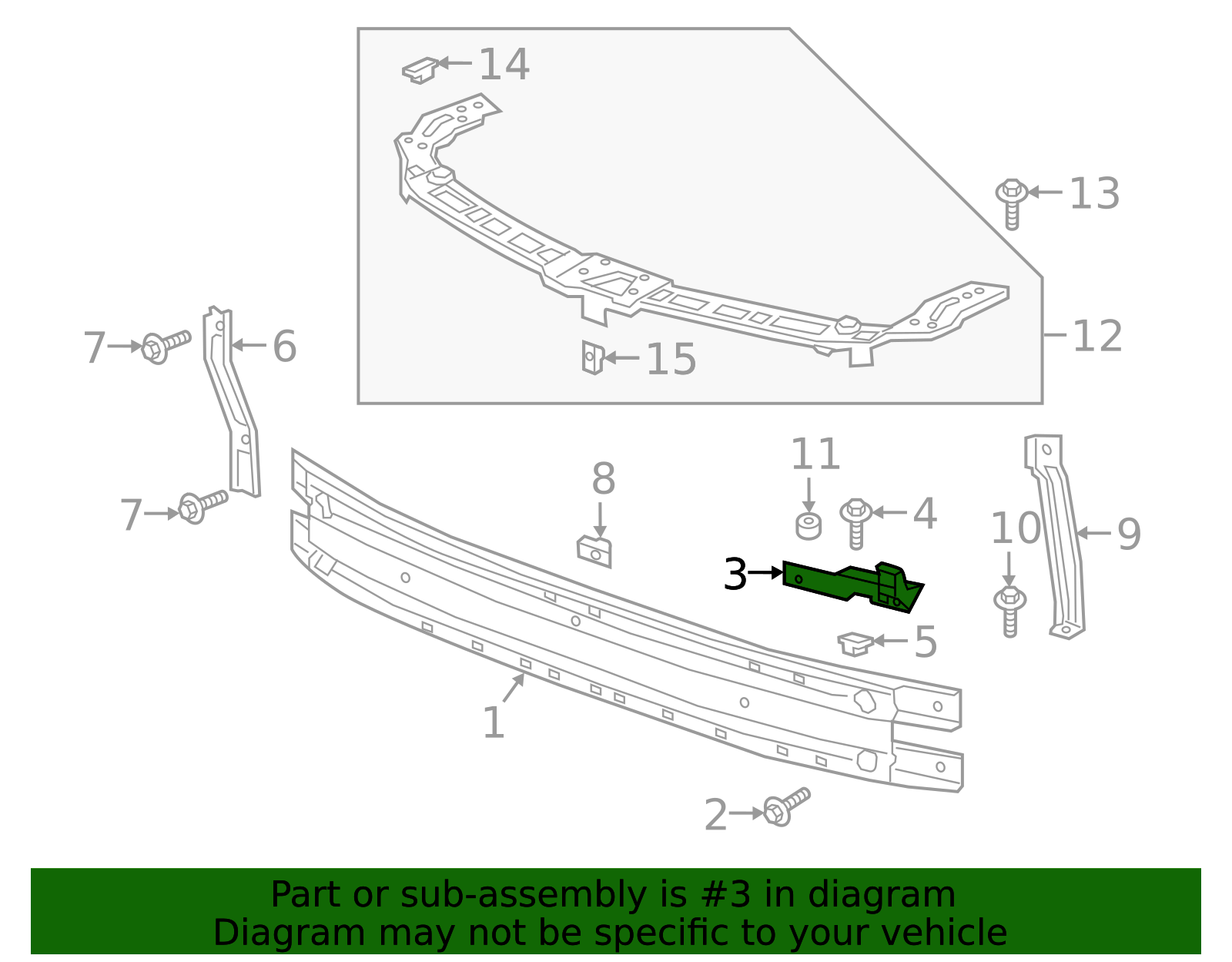 2019-2022 Chevrolet Blazer Support 84246531 GM | GMPartsDirect.com