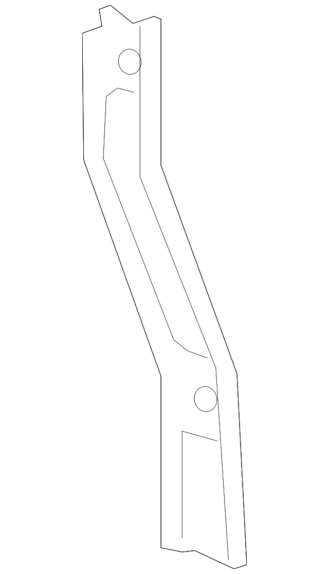 2019-2024 Chevrolet Blazer Front Bumper Fascia Support Brace 84448432 ...