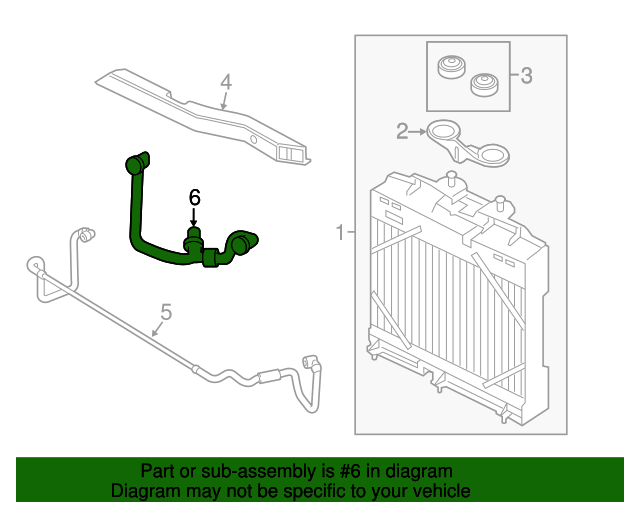 17127598248 - 2010-2018 BMW Hose (17-12-7-598-248) | BMW of South ...