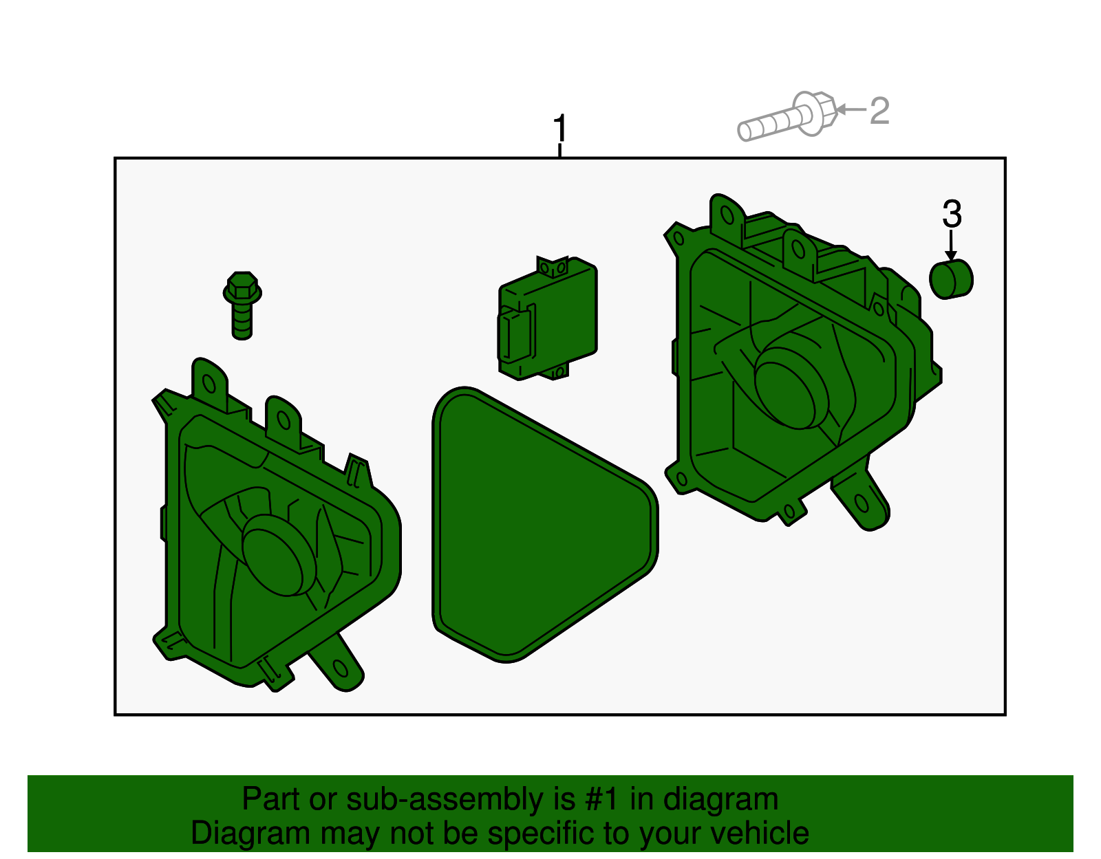 2014-2023 Lexus GX460 Fog Lamp Assembly 81210-60190 | OEM Parts Online