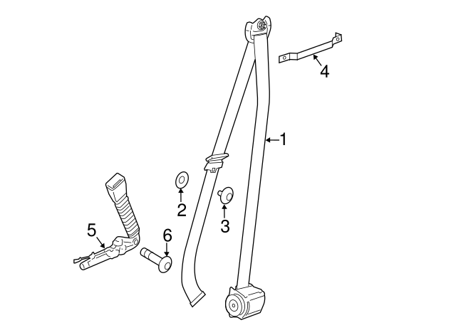 72117328841 - 2013-2016 BMW Buckle End (72-11-7-328-841) | BMW of South ...