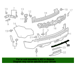 2017-2024 Cadillac XT5 F Molding - Passenger Side (RH) 84795605 ...