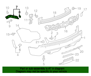 2017-2020 Cadillac XT5 Guide Bracket 84169339 | GMPartsDirect.com