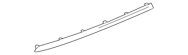 2017-2024 Cadillac XT5 Galvano Silver Rear Driver Side Bumper Cover ...