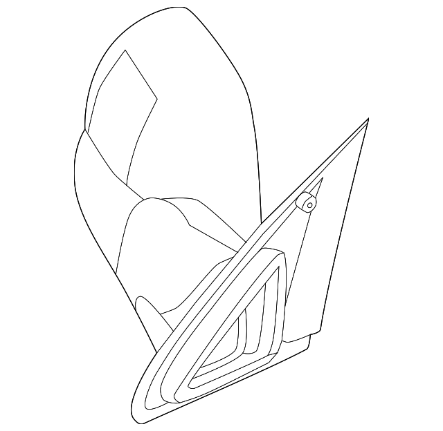 2002-2009 Dodge Mirror 55077492AN | TascaParts.com