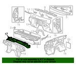 2015-2022 GM Dash Panel Outer Upper Insulator 84246158 GM ...