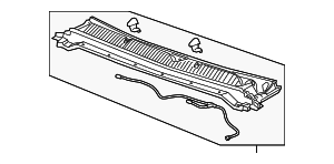 2015-2021 GM Cowl Grille 22897423 | TascaParts.com