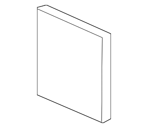 2015-2022 GM Body Hinge Pillar Sound Barrier 22941826 GM ...